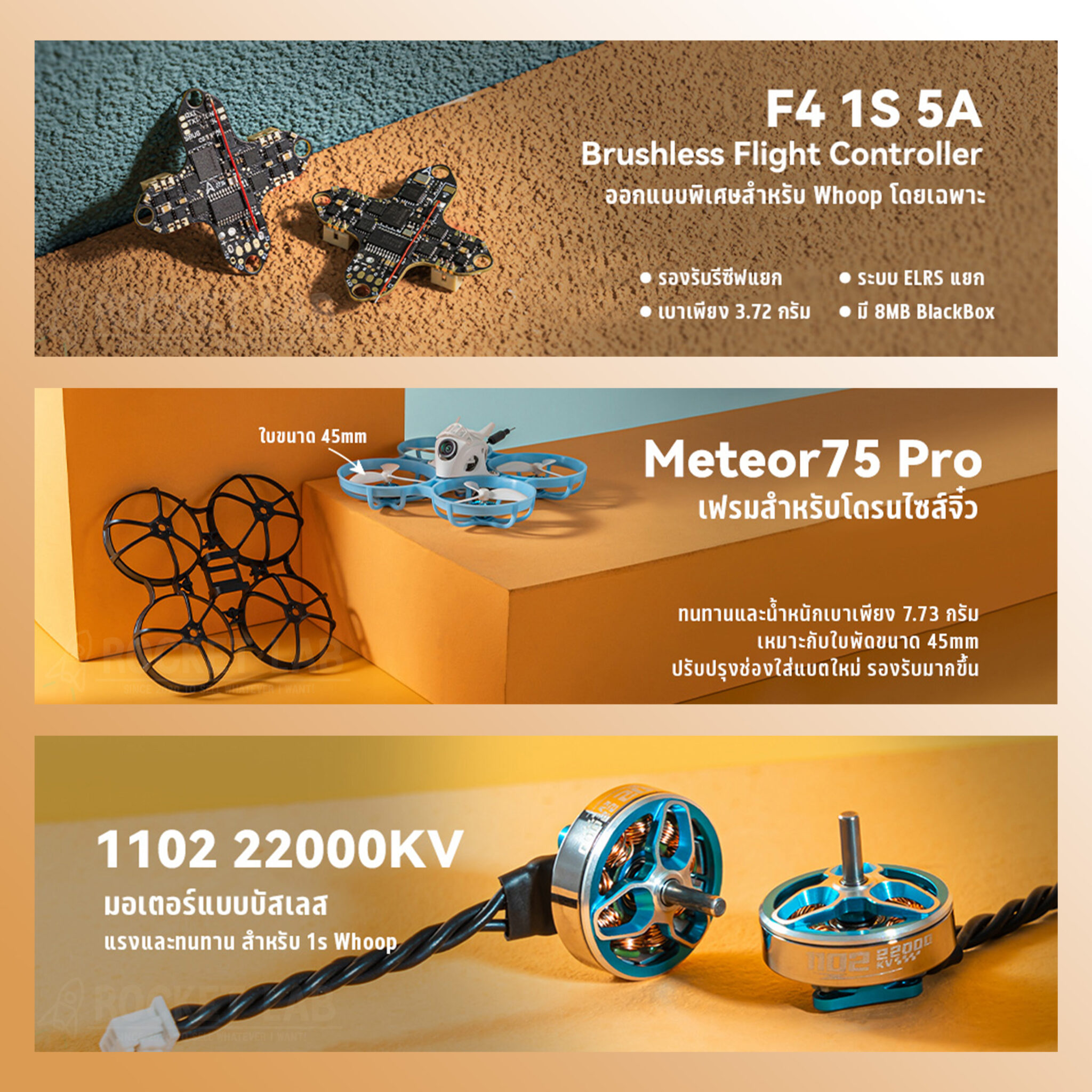 Meteor75 Pro [2025] | ROCKET LAB | จำหน่าย FPV Drone โดรนจิ๋ว FPV รีโมท ...